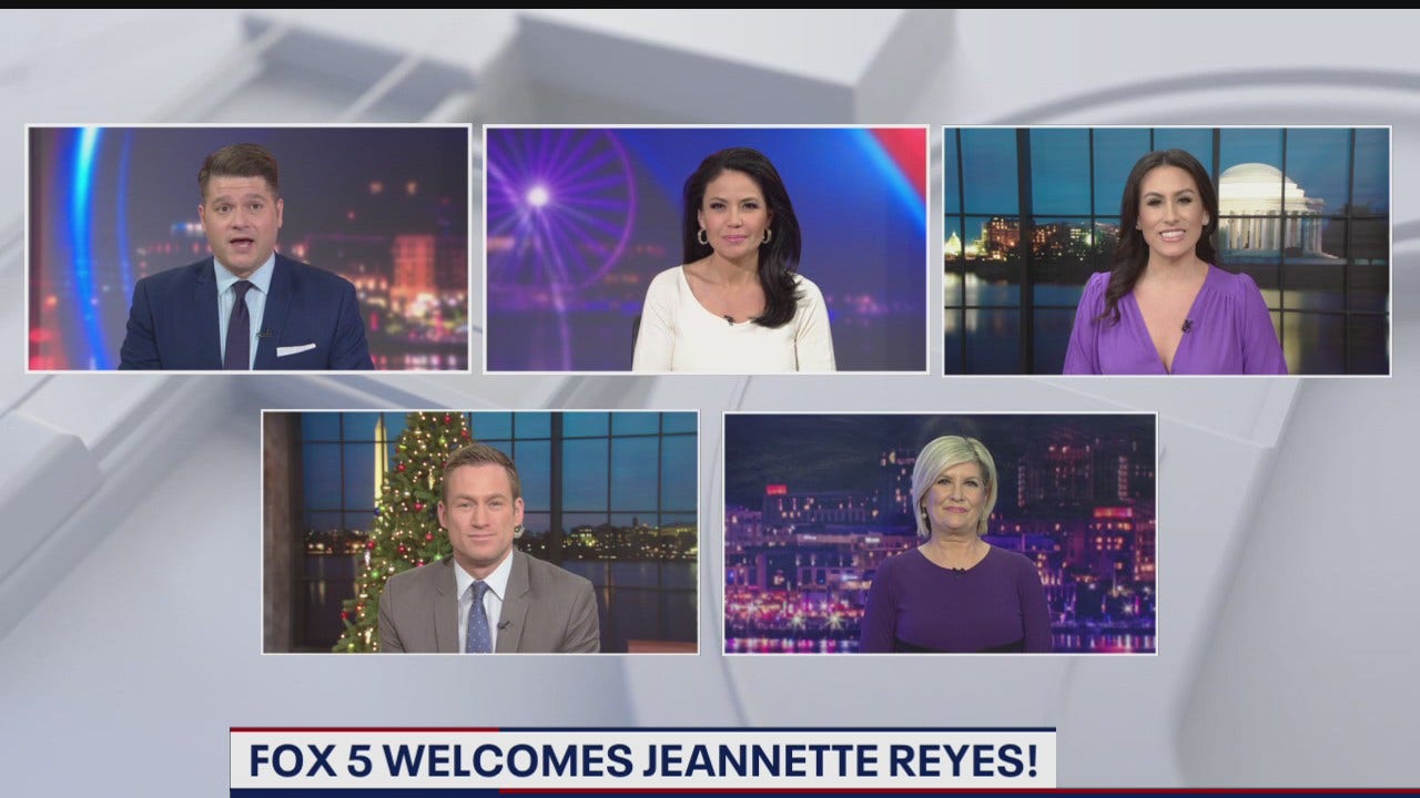 The FOX 5 nightside crew welcomes Jeannette Reyes! | FOX 5 DC
