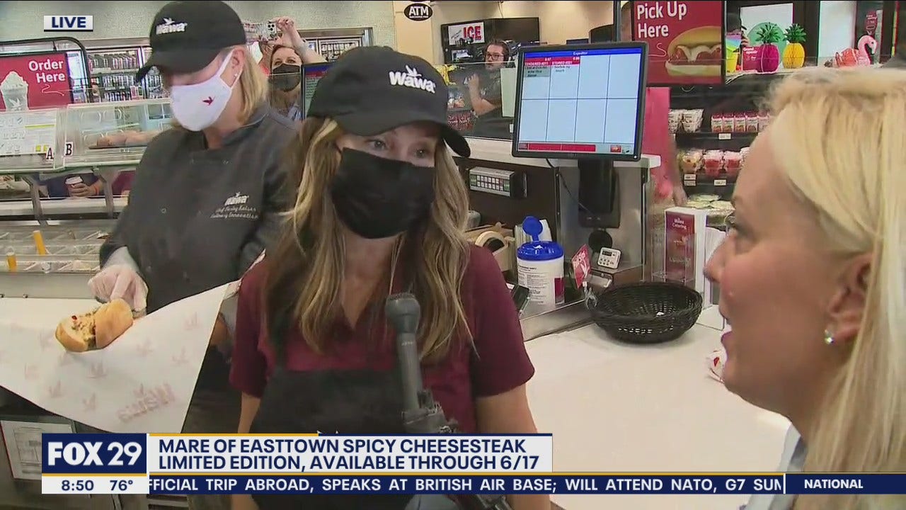 Chester County detective makes Mare of Easttown Spicy Cheesesteak | FOX ...