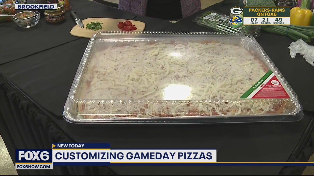 Game day pizzas at Metro Market