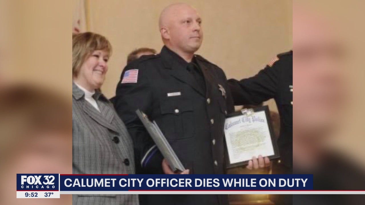 Calumet City police officer dies of medical emergency on duty | FOX 32 ...