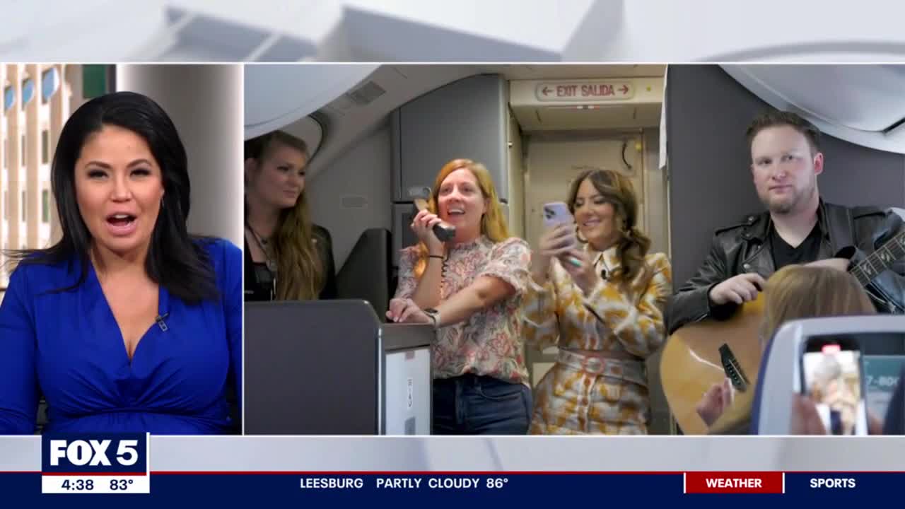 Honey County's Dani Rose serenades mother-daughter pilot duo on ...