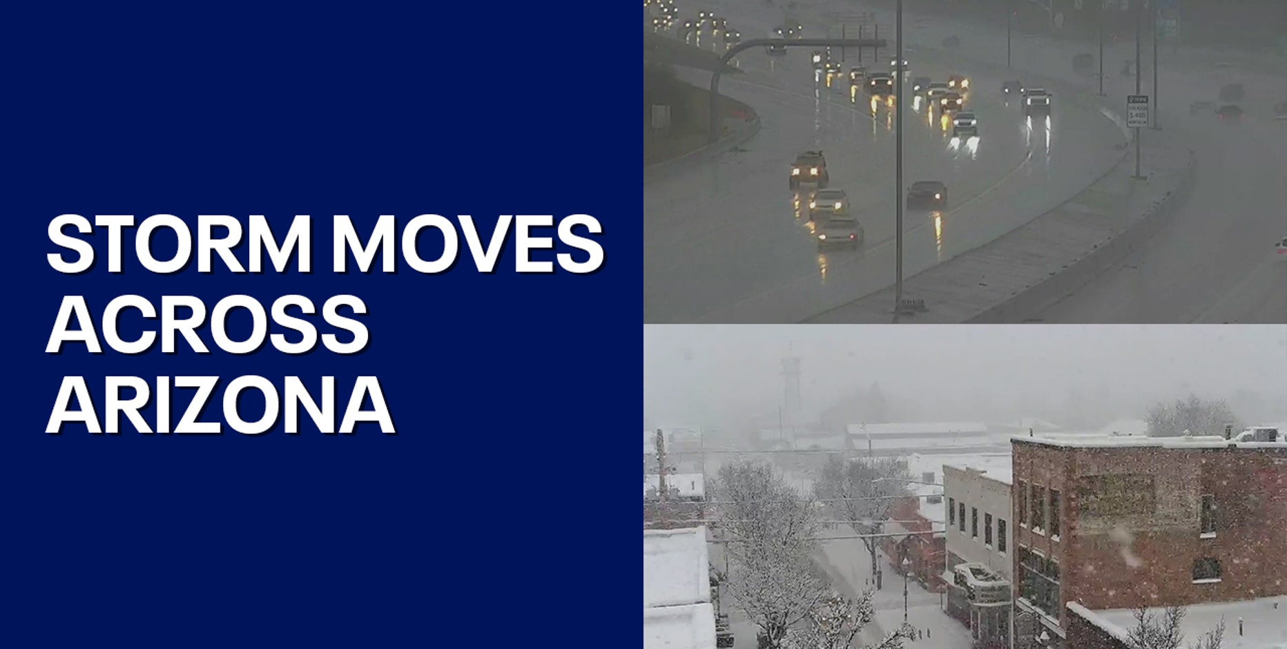 Winter storm causes road closures near Payson, Flagstaff | FOX 10 Phoenix