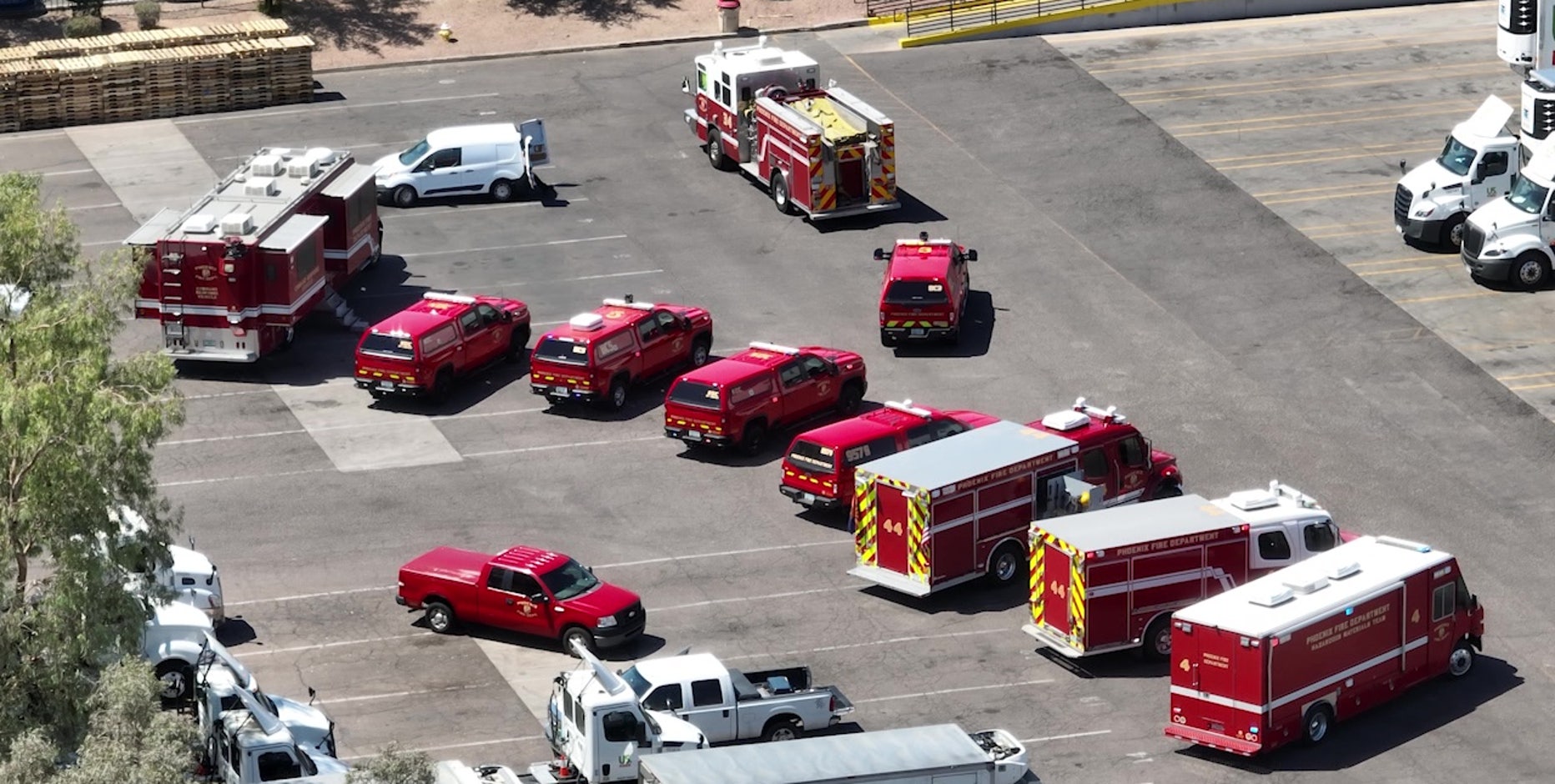 Arrests made in stolen semi-trucks case; Punctured drum prompts HAZMAT ...