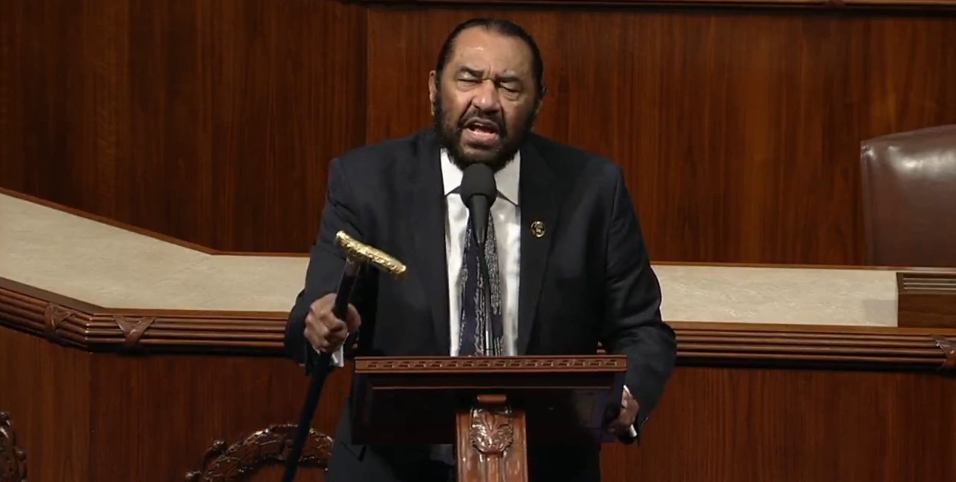 Congressman Al Green on removal from Trump speech: "It's okay to be ...
