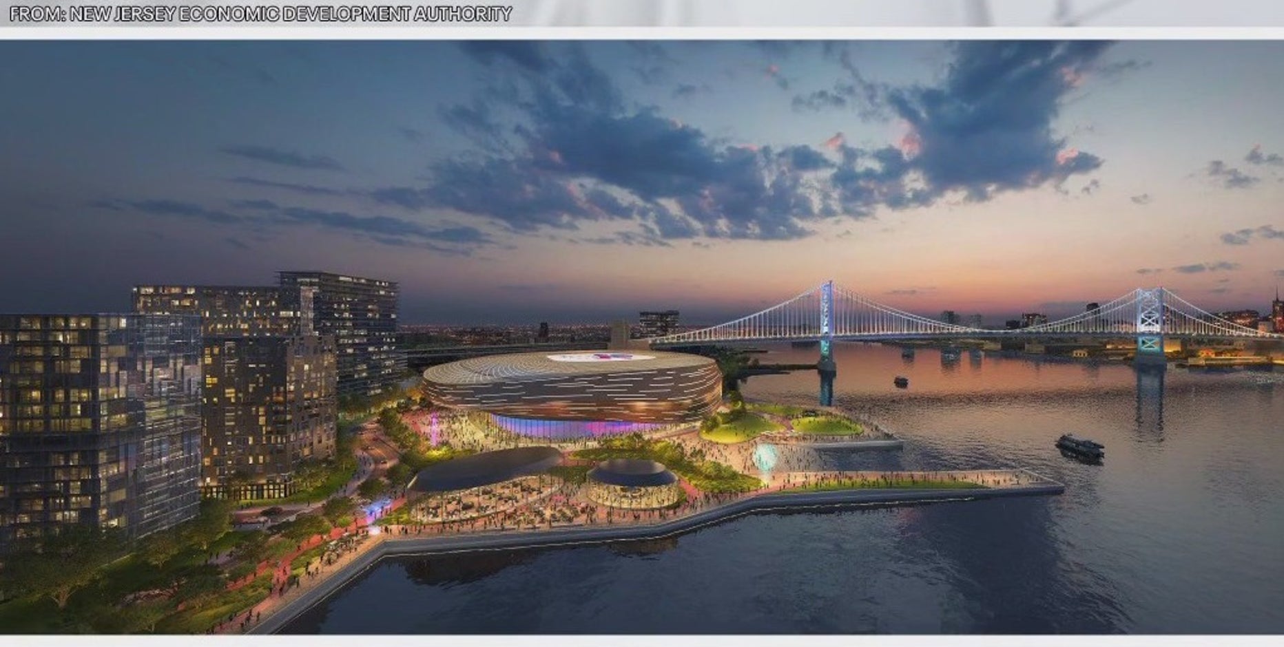 76ers arena proposal: Camden puts pressure on Sixers to cross river ...