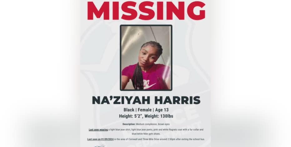 Na’Ziyah Harris still missing on 14th birthday, 9 months after she disappeared from Detroit ...