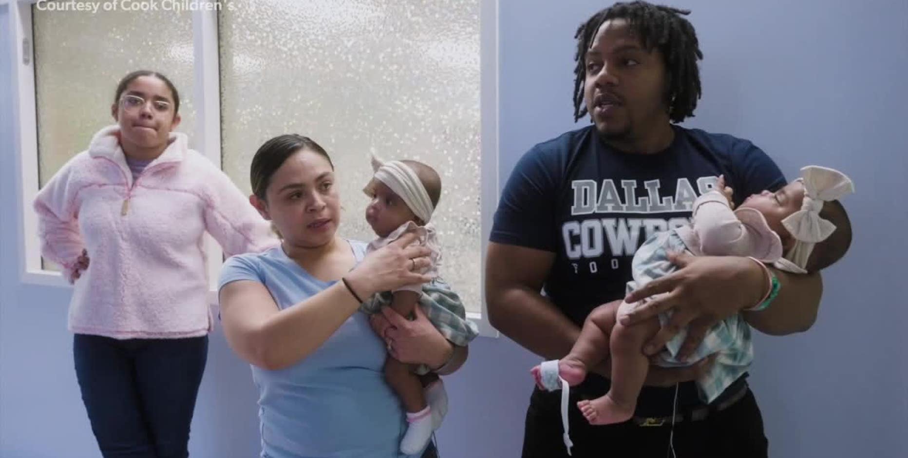 Conjoined twins separated at Cook Children’s now walking and talking ...