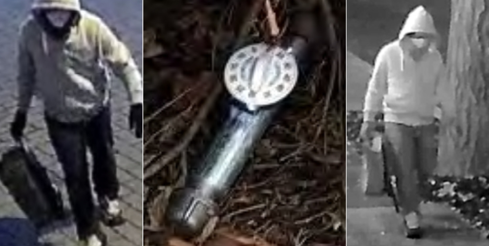 New FBI video shows pipe bomb suspect planting explosives near DNC ...