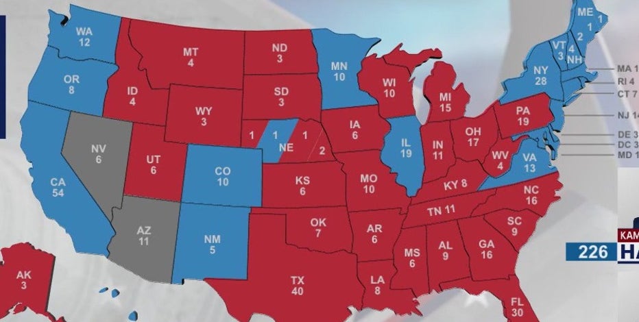 How many electoral votes does California have? | FOX 11 Los Angeles