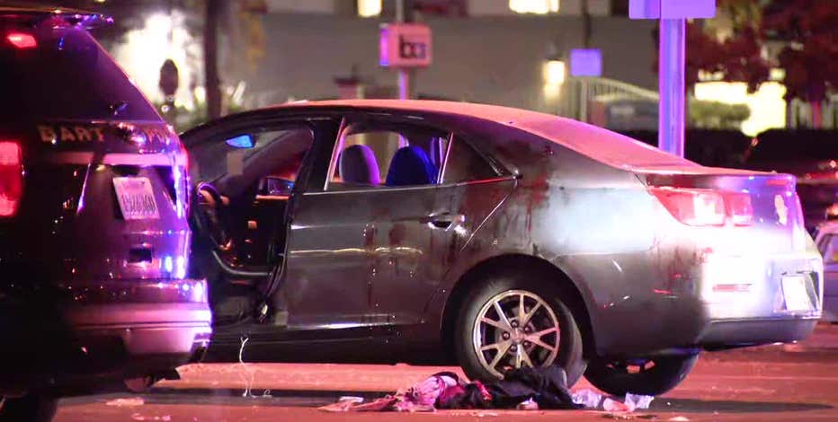 Video shows BART cop shooting at woman driving away in Union City station parking lot | KTVU FOX 2