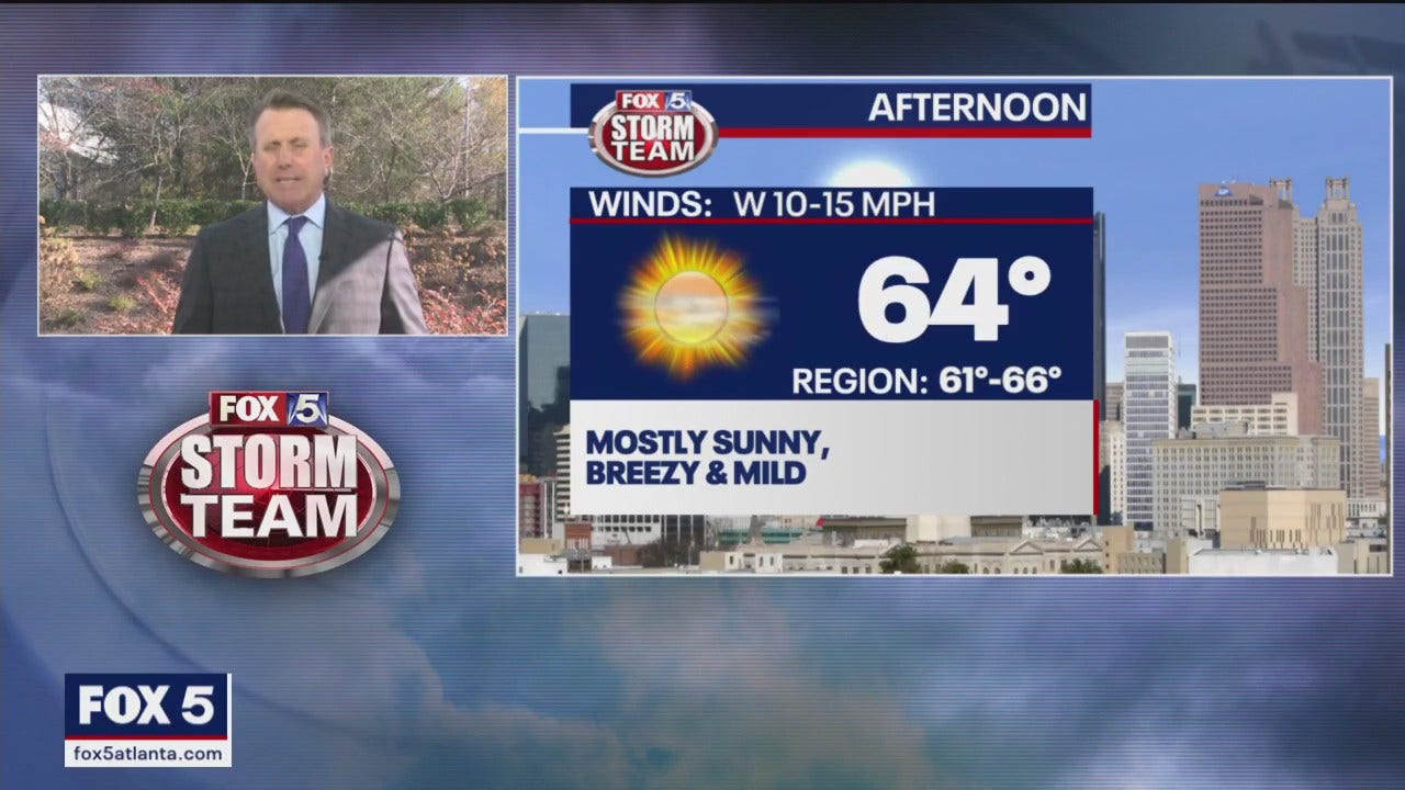 Monday midday weather forecast | FOX 5 Atlanta