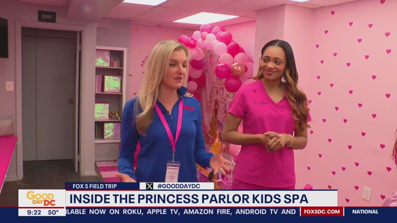Inside the Princess Parlor Kids Spa | FOX 5 DC