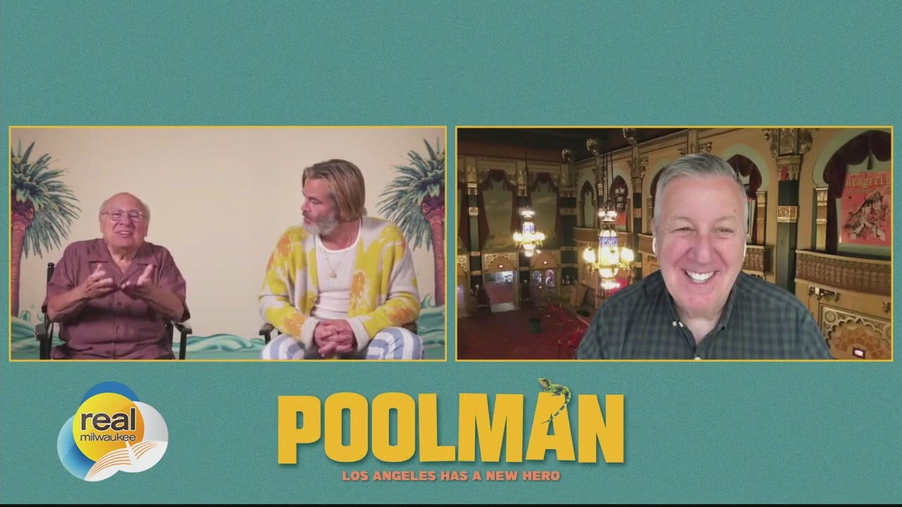 Gino chats with Chris Pine and Danny DeVito about 'Poolman' | FOX6 ...