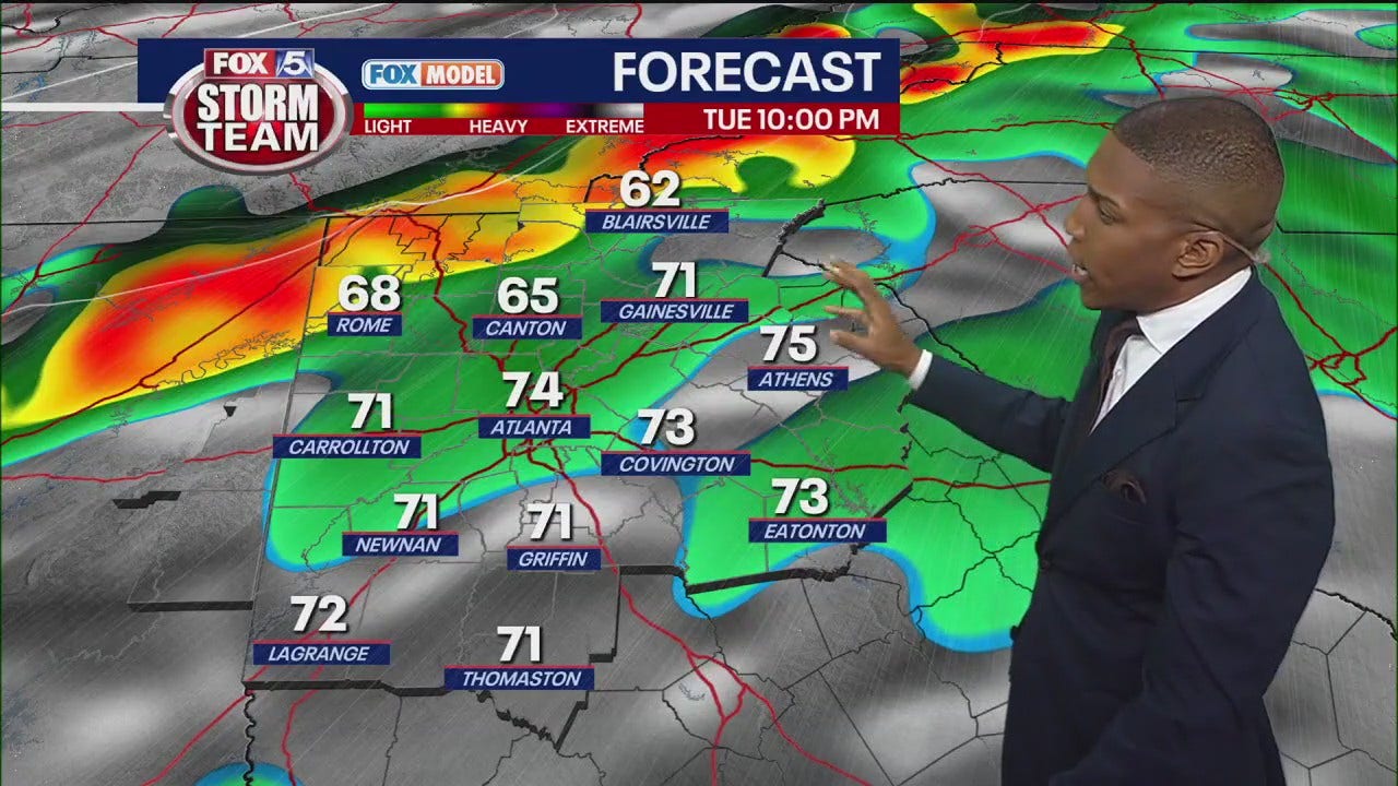 Stormy Tuesday in store for Atlanta | FOX 5 Atlanta