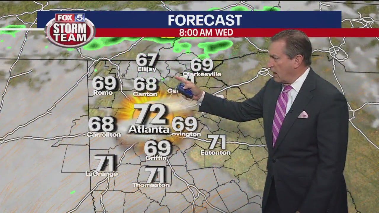 Monday evening forecast | FOX 5 Atlanta