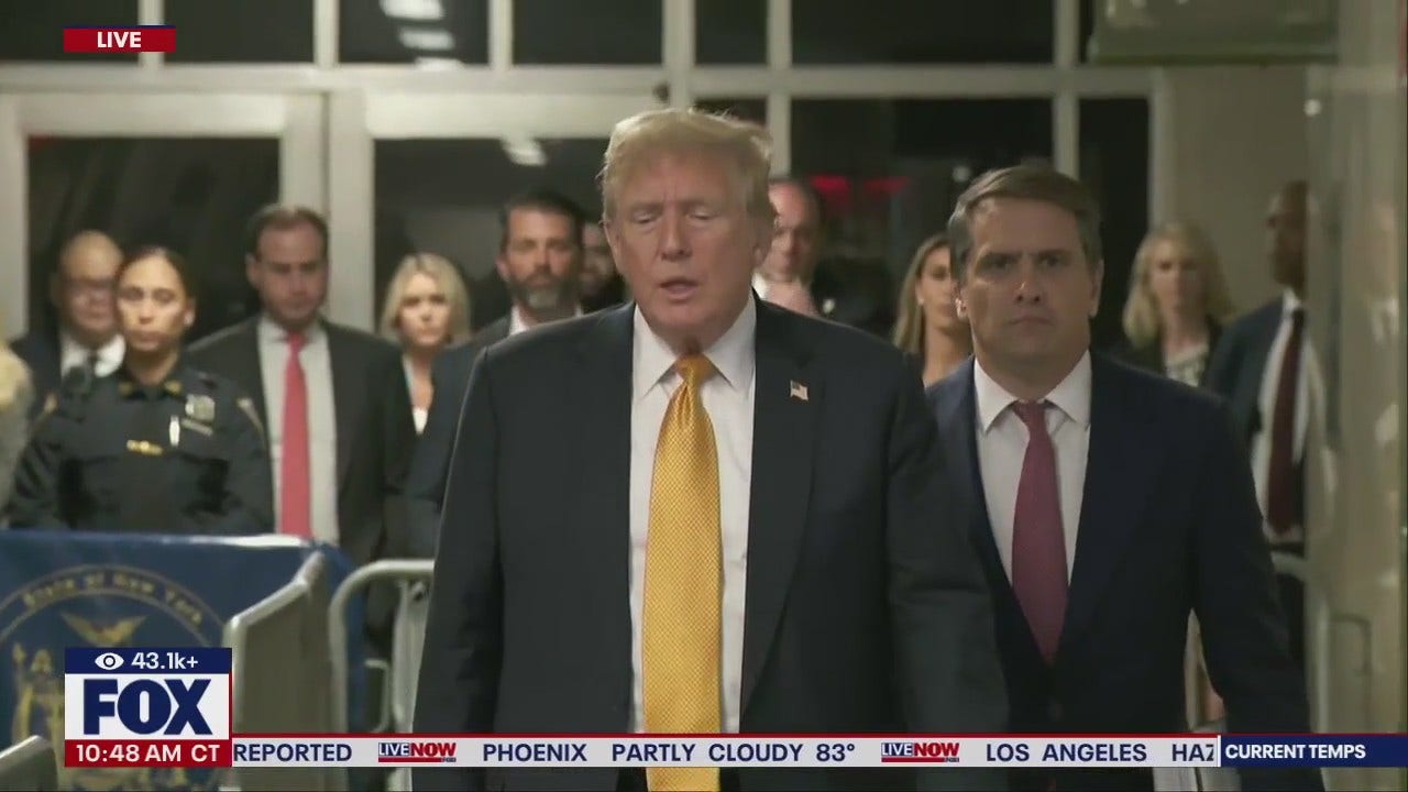 Trump comments on trial as jury debates final verdict | LiveNOW from FOX