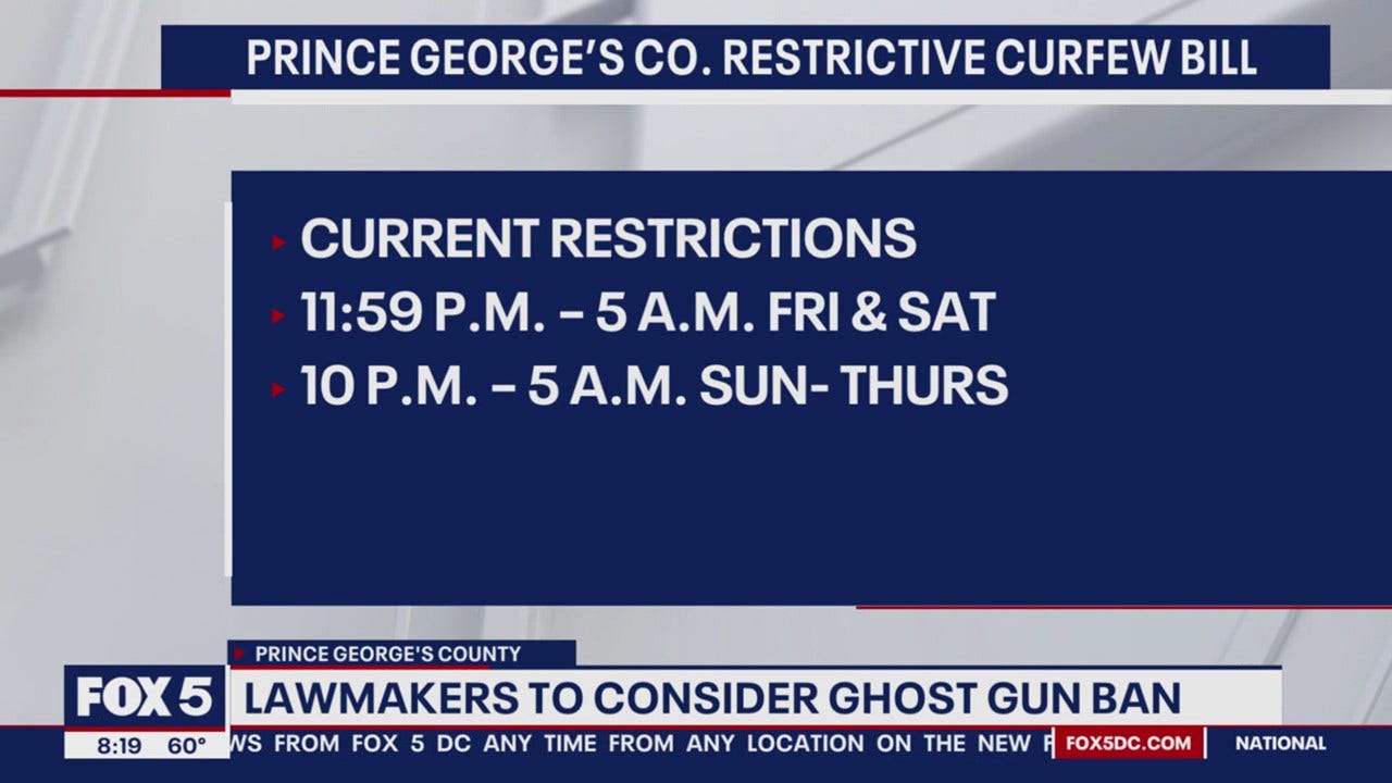 Juvenile curfew bill introduced in Prince George’s County would take ...