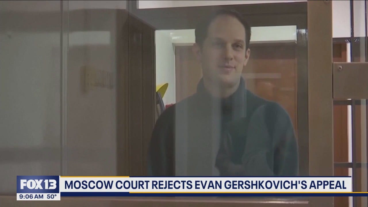 Moscow Court Rejects Evan Gershkovichs Appeal Fox 13 Seattle