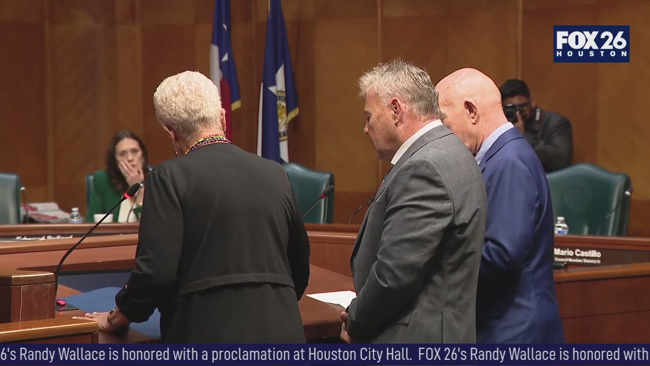 FOX 26's Randy Wallace receives proclamation | FOX 26 Houston
