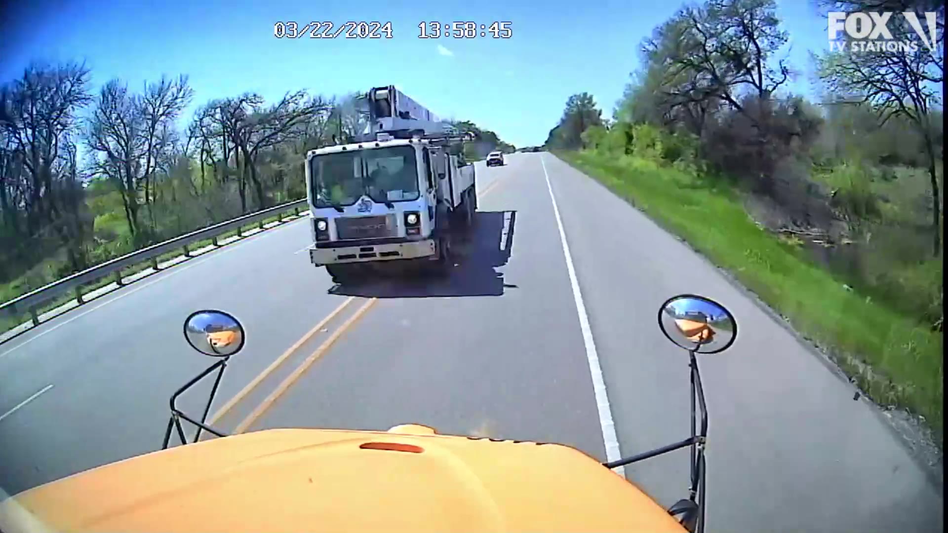 VIDEO: Deadly school bus crash caught on camera | FOX 4 Dallas-Fort Worth