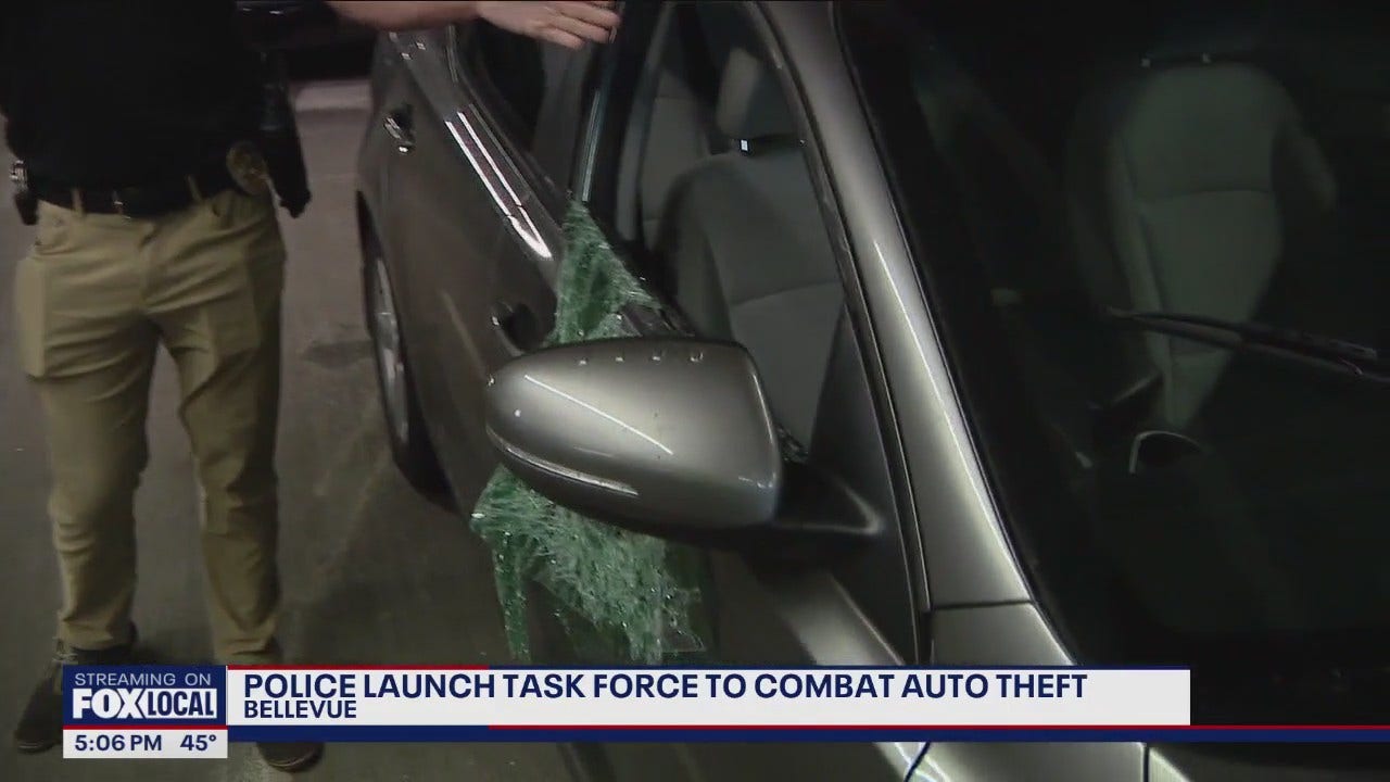 Bellevue Police launch task force to combat auto theft | FOX 13 Seattle