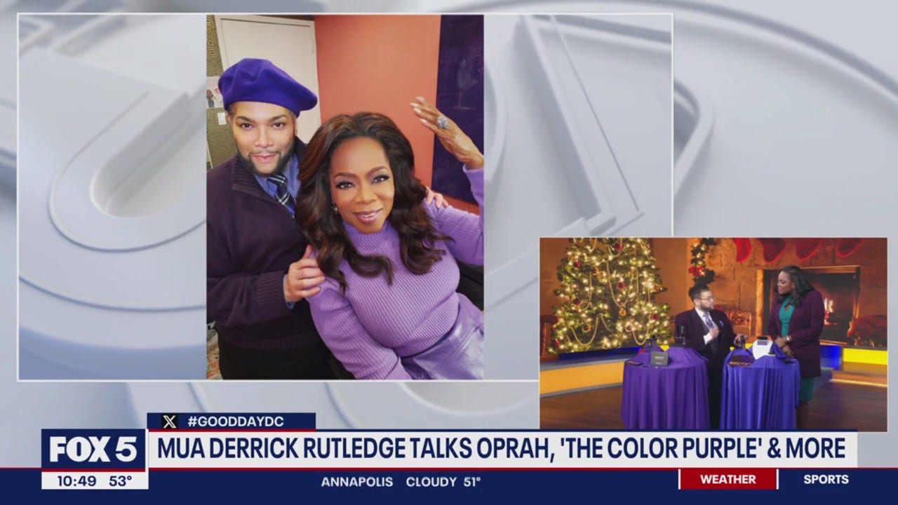 MUA Derrick Rutledge Talks Oprah, 'The Color Purple' and More | FOX 5 DC