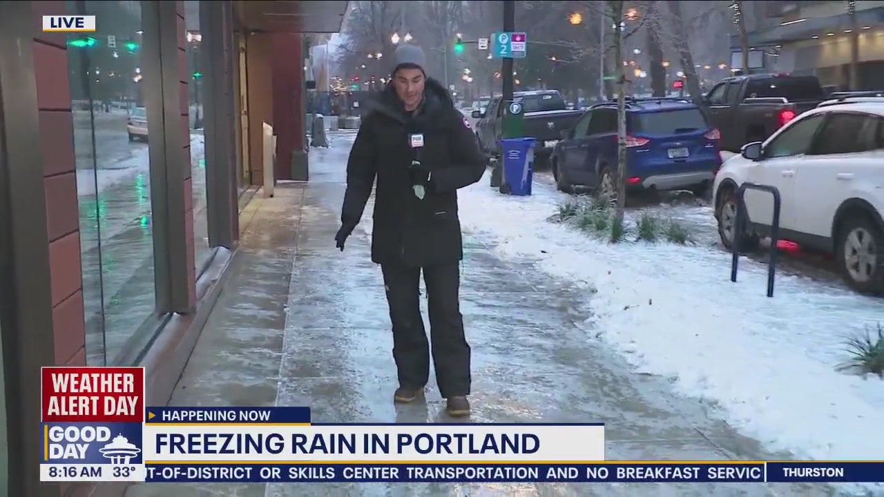 Freezing rain in Portland | FOX 13 Seattle