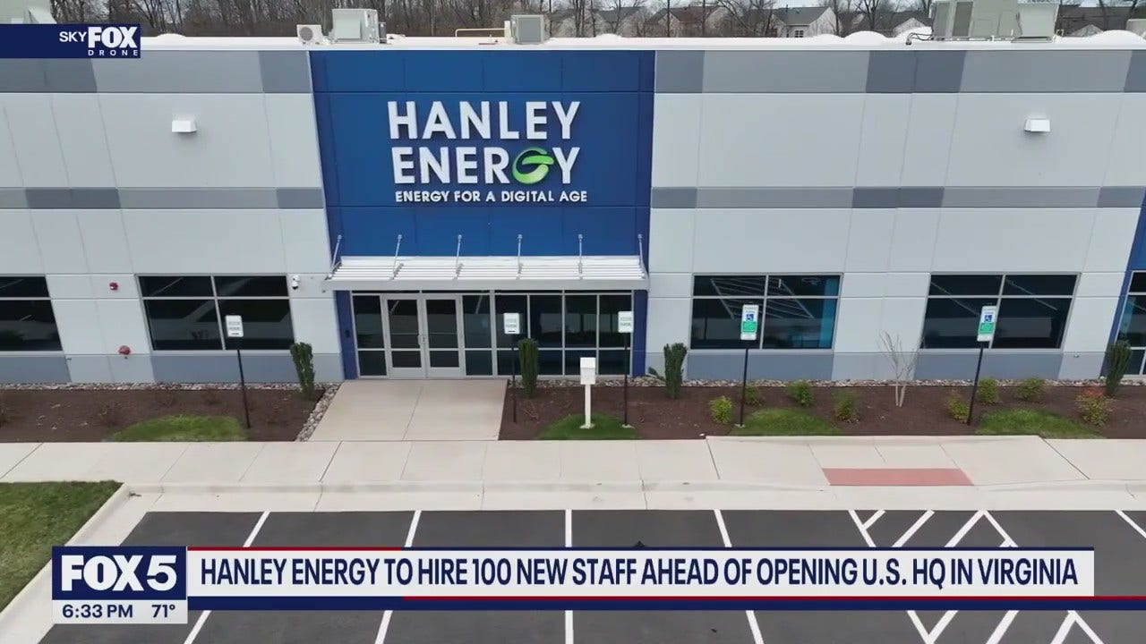 Hanley Energy to hire 100 new staff members ahead of opening in Ashburn ...