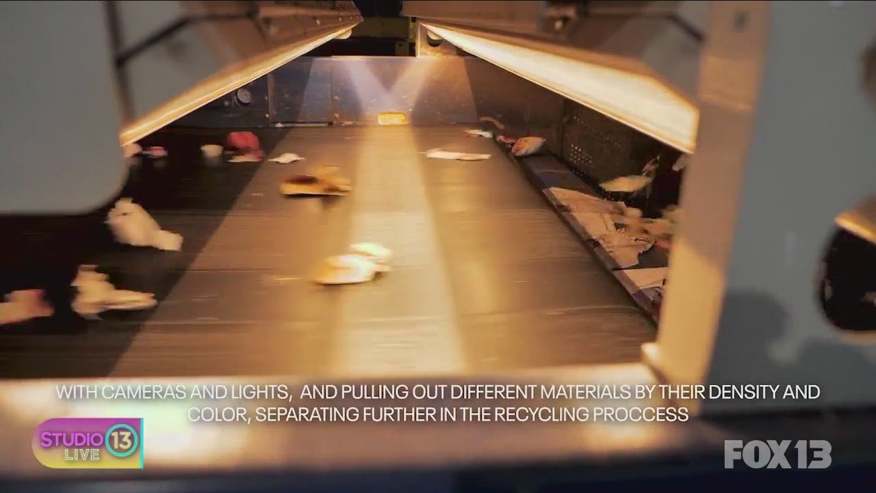 Looking inside Republic Services recycling facility | FOX 13 Seattle