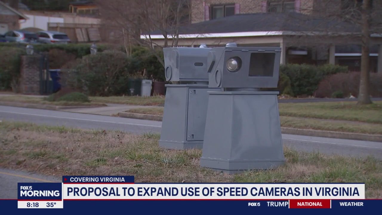 Virginia drivers could see more speed cameras under new proposal | FOX 5 DC