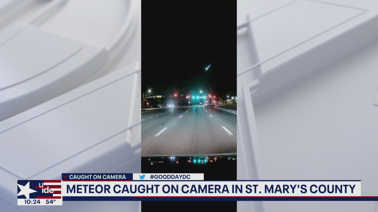 Meteor fireball caught on video streaking across sky in St. Mary’s ...