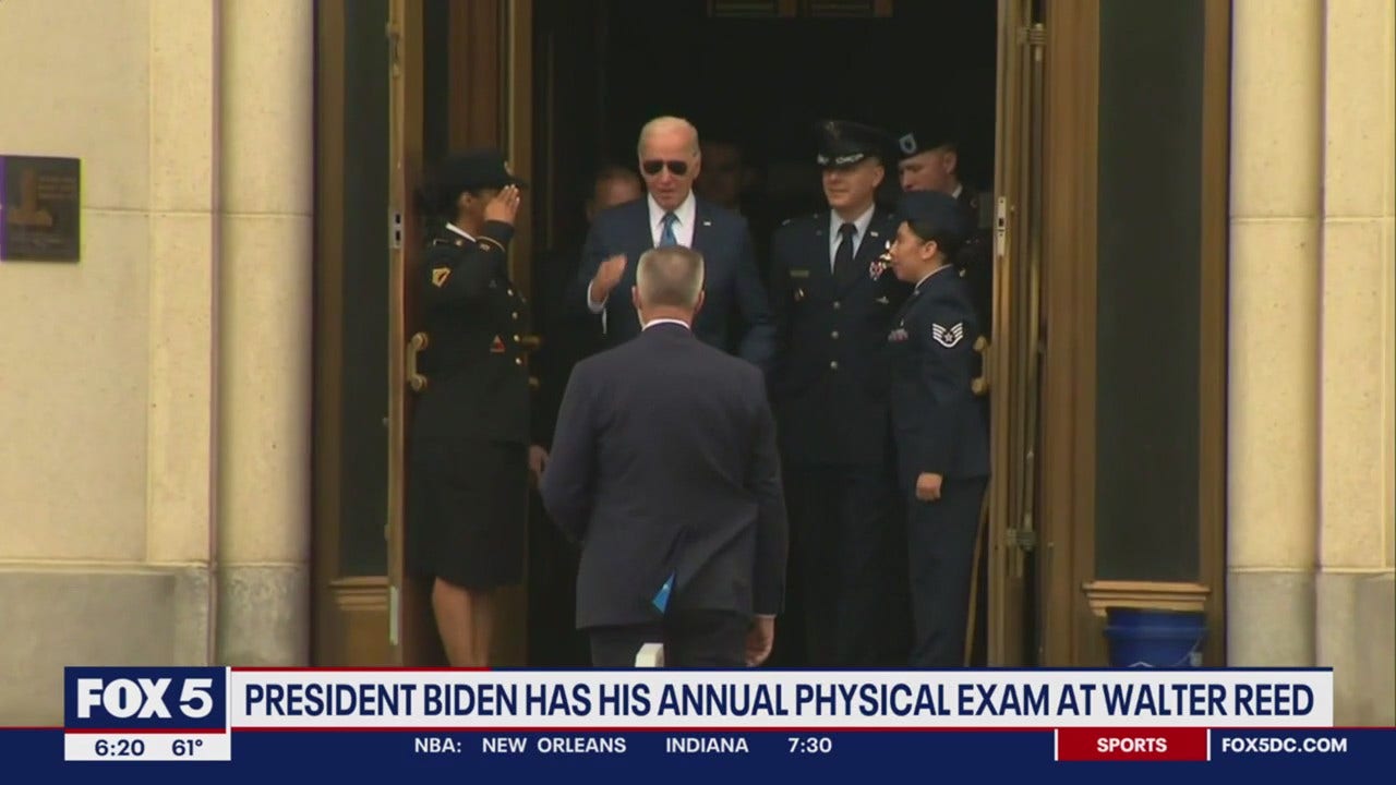 President Biden 'remains fit' Walter Reed doctor says after physical ...