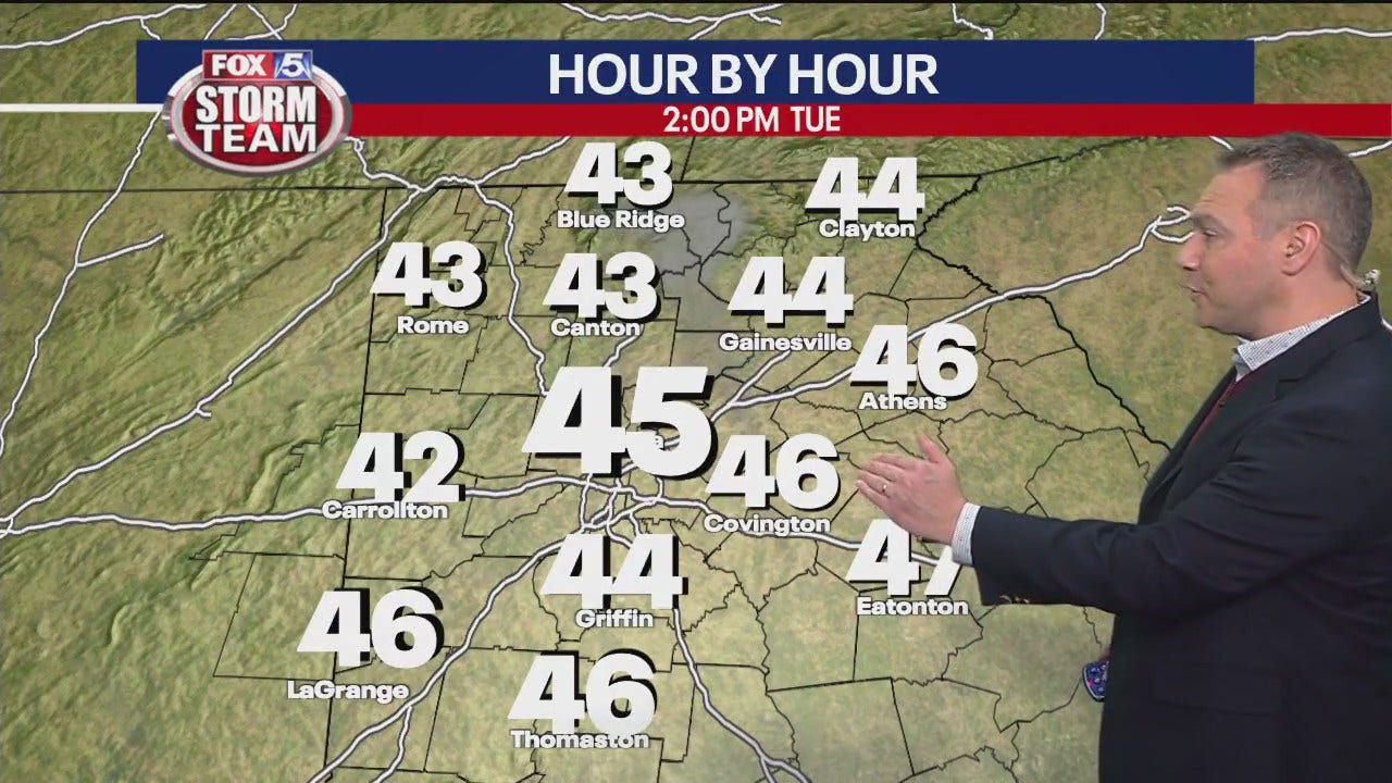 Tuesday midday weather forecast | FOX 5 Atlanta