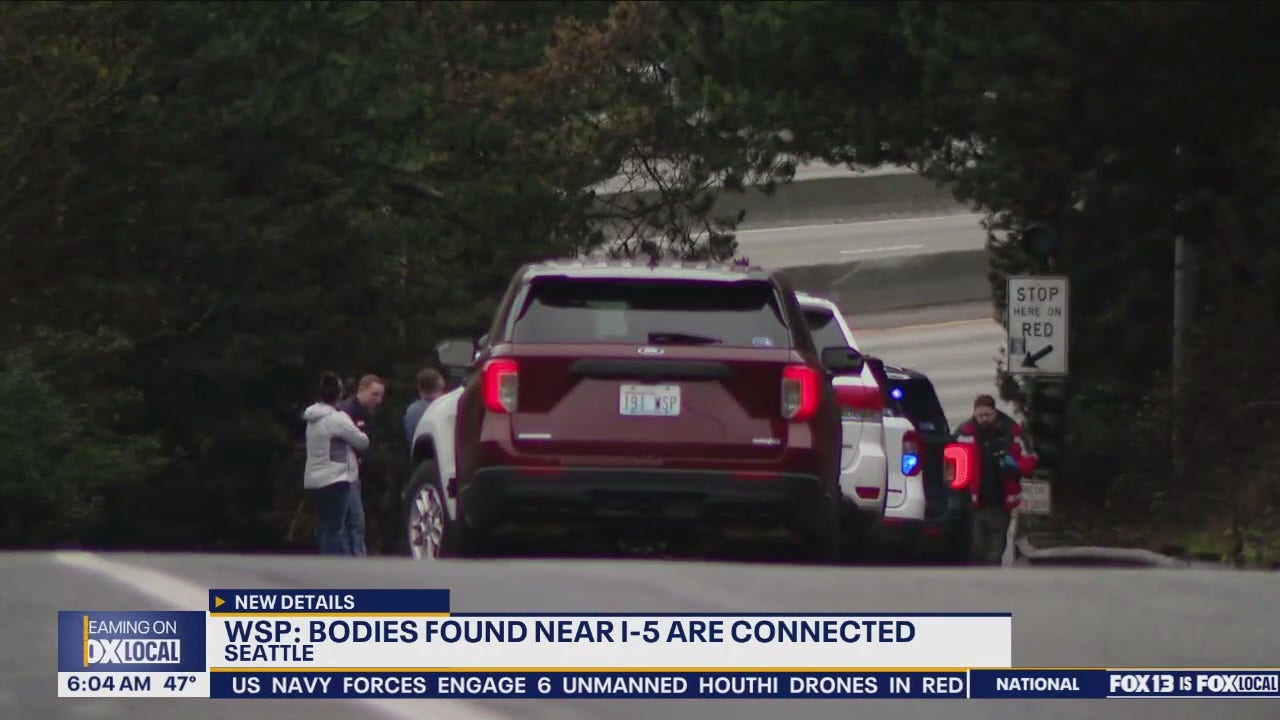 WSP: Bodies found near I-5 are connected | FOX 13 Seattle