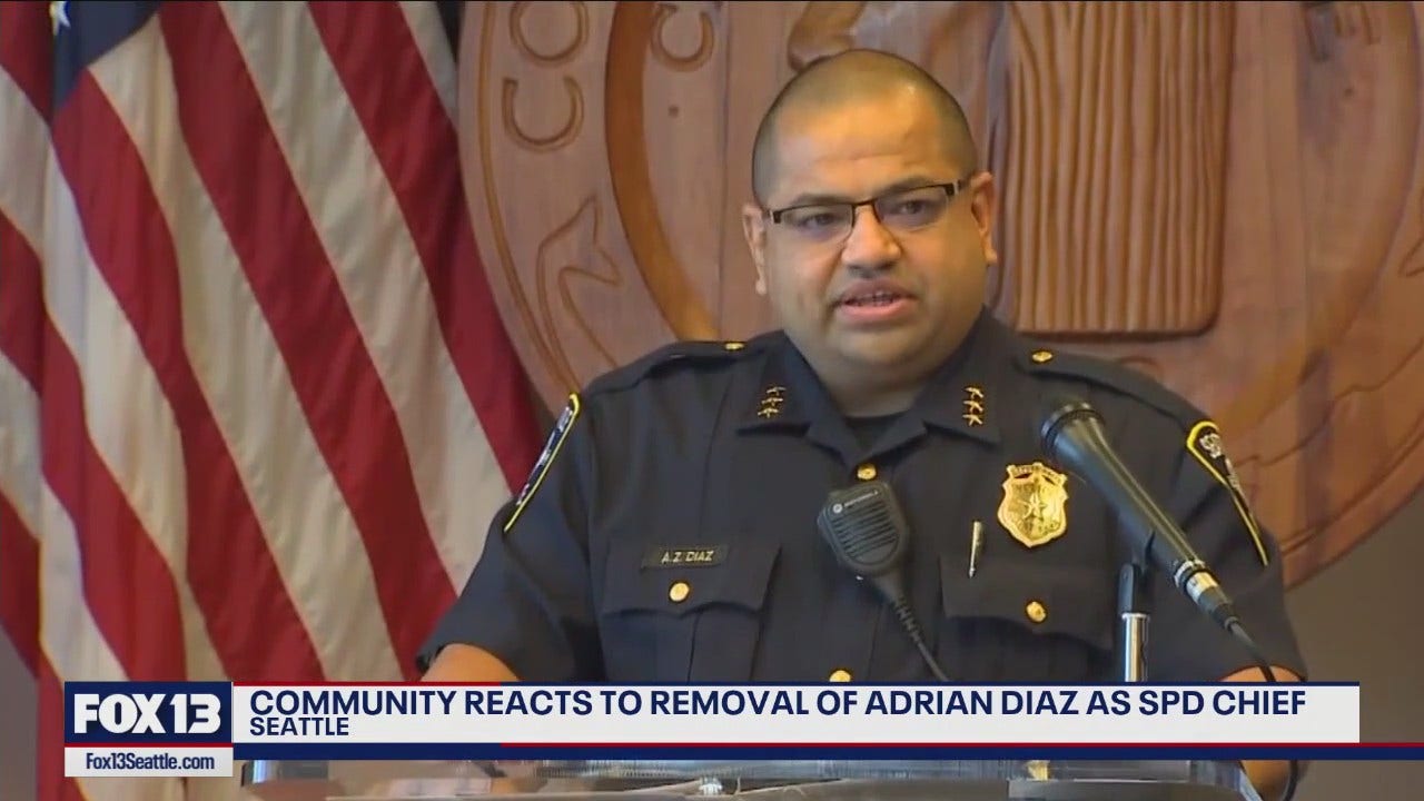 Adrian Diaz out as Seattle Police Chief, Sue Rahr appointed interim ...