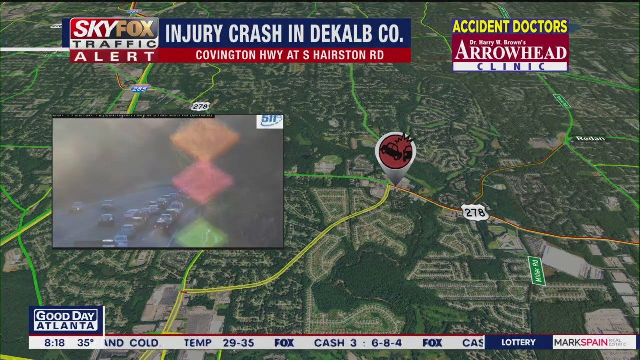 Multi-vehicle crash on Covington Highway | FOX 5 Atlanta