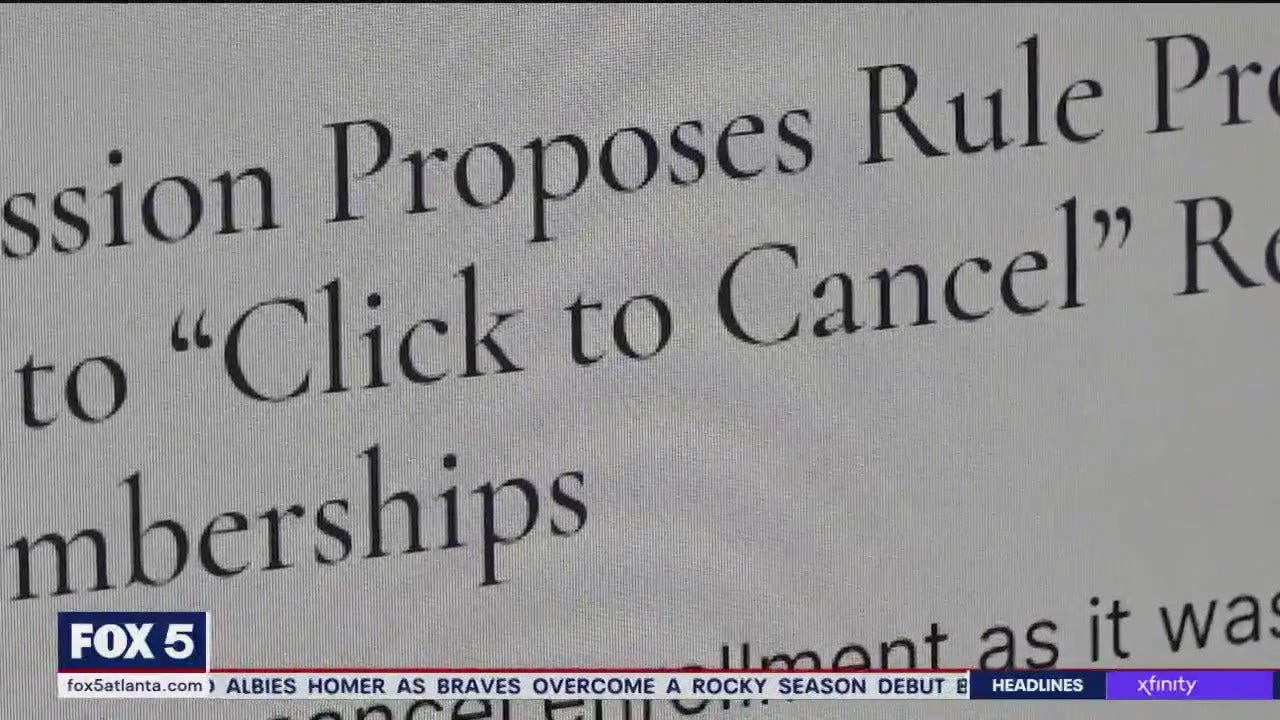 Ftc Proposes New Click To Cancel Policy For Subscriptions Fox 5 Atlanta