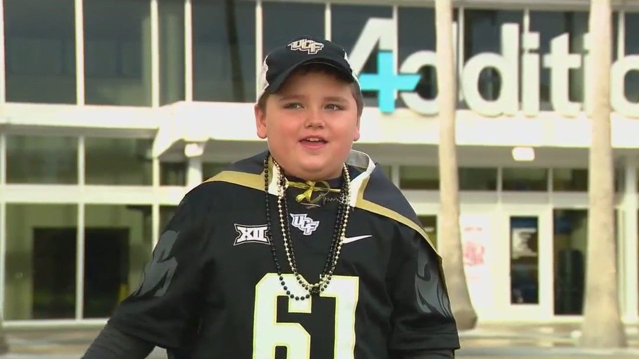 The story behind the 10-year-old UCF superfan | FOX 51 Gainesville