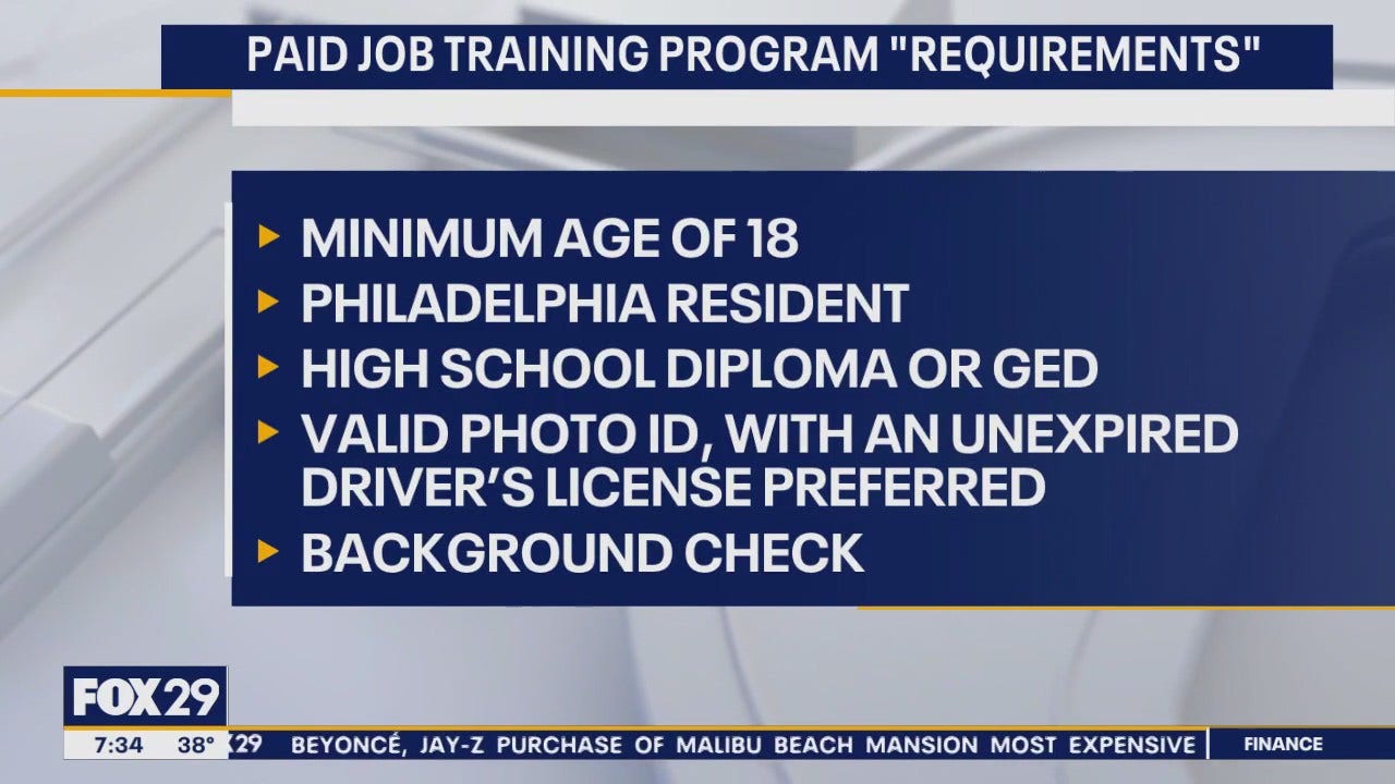 Paid job training program looking for Philadelphia recruits | FOX 29 ...