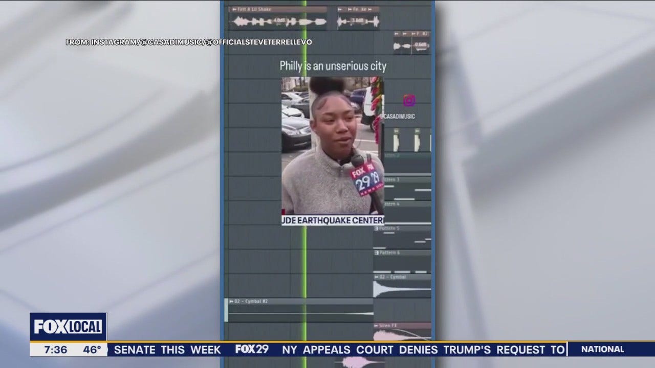 Mike Jerrick's earthquake moment goes viral with new song | FOX 29 Philadelphia