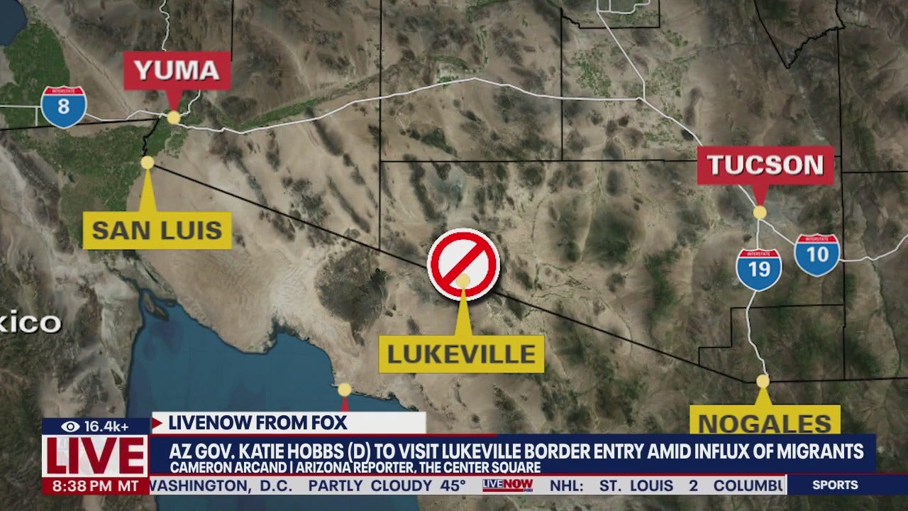 Arizona Gov. Hobbs to visit Lukeville border entry | LiveNOW from FOX