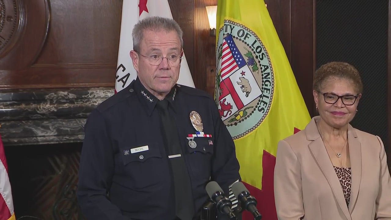 Chief Michel Moore announces retirement from LAPD | FOX 11 Los Angeles
