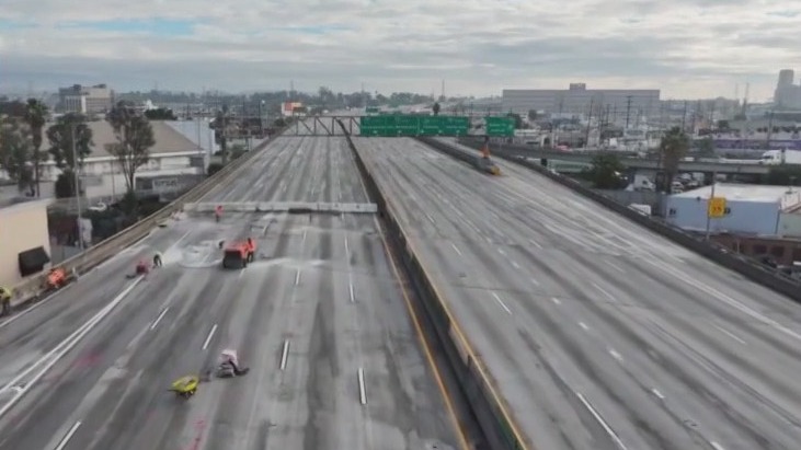 10 freeway to reopen sooner than expected | FOX 11 Los Angeles