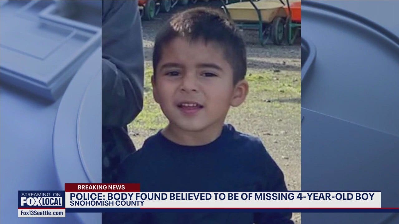 Body found believed to be of missing Everett boy | FOX 13 Seattle