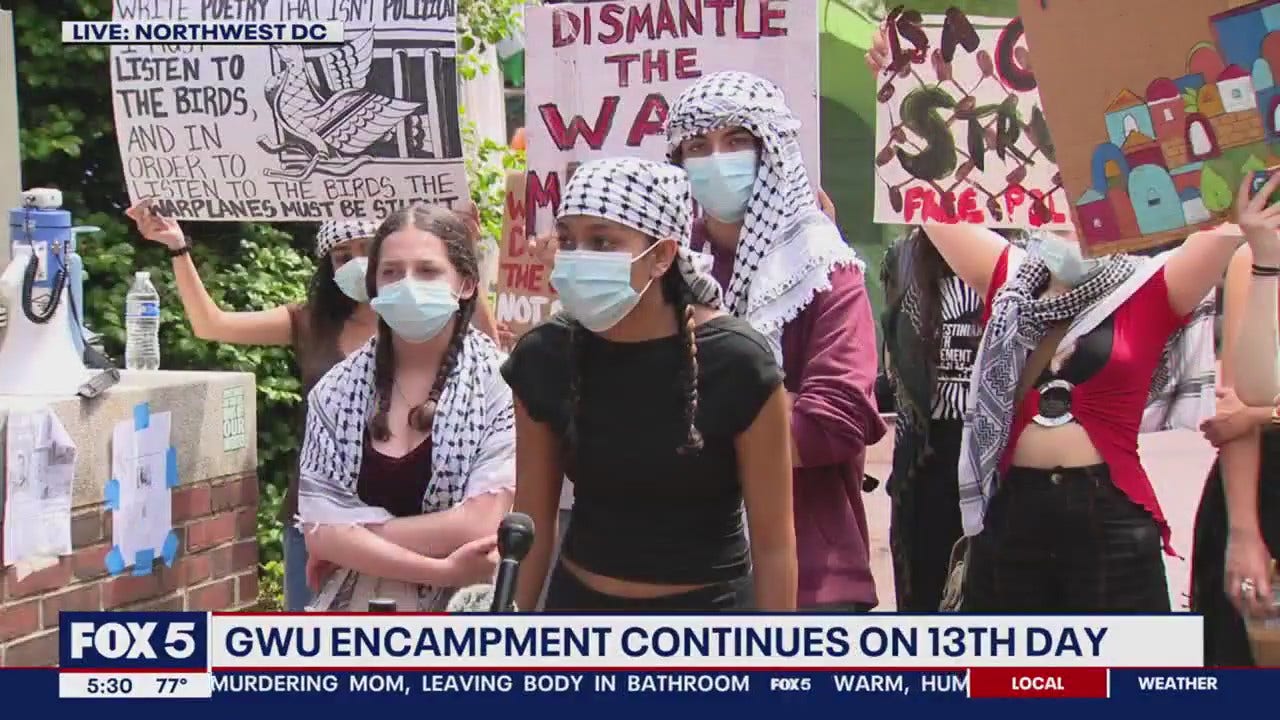 GWU issues warning on campus protest activity, possible student ...