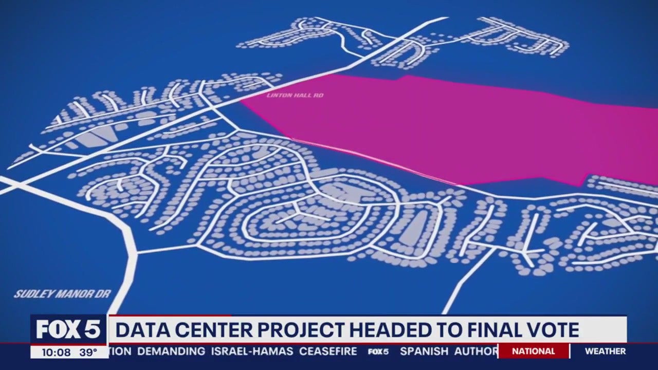 Prince William data center project headed to final vote | FOX 5 DC