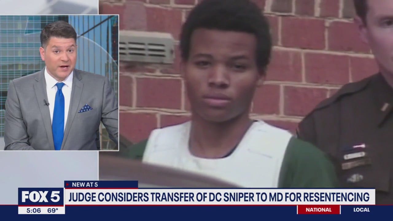 Judge considers transfer of DC sniper to Maryland for resentencing ...