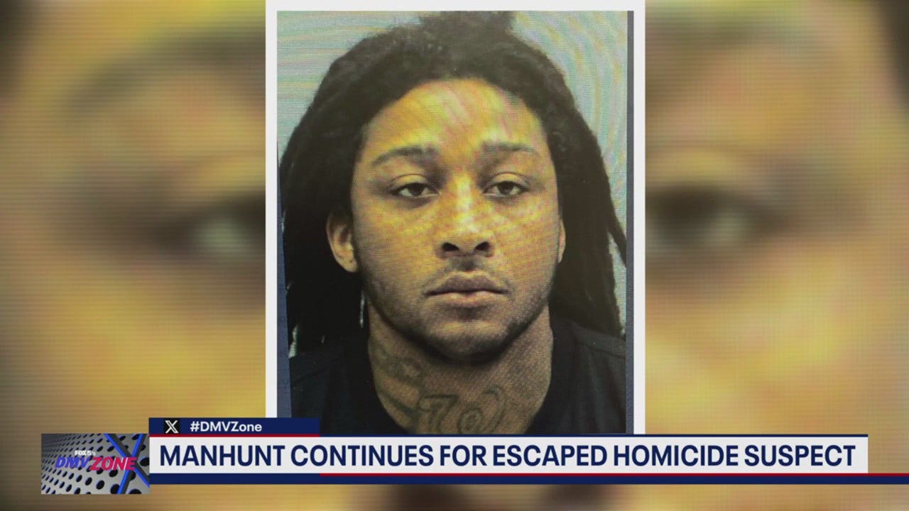 Manhunt Continues For Escaped Homicide Suspect Fox 5 Dc