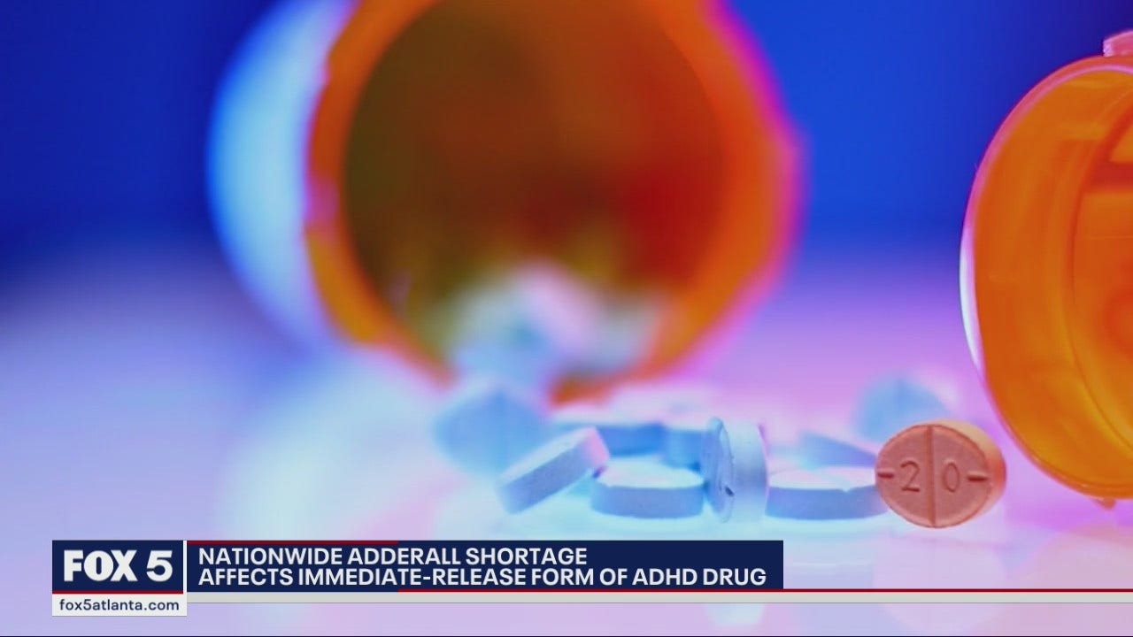 Nationwide Adderall shortage impacts immediate-release form of ADHD drug