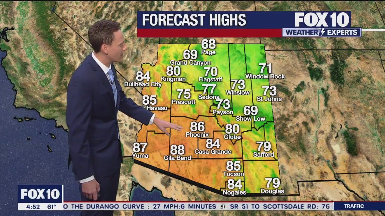 Morning Weather Forecast - 11/3/23 | FOX 10 Phoenix